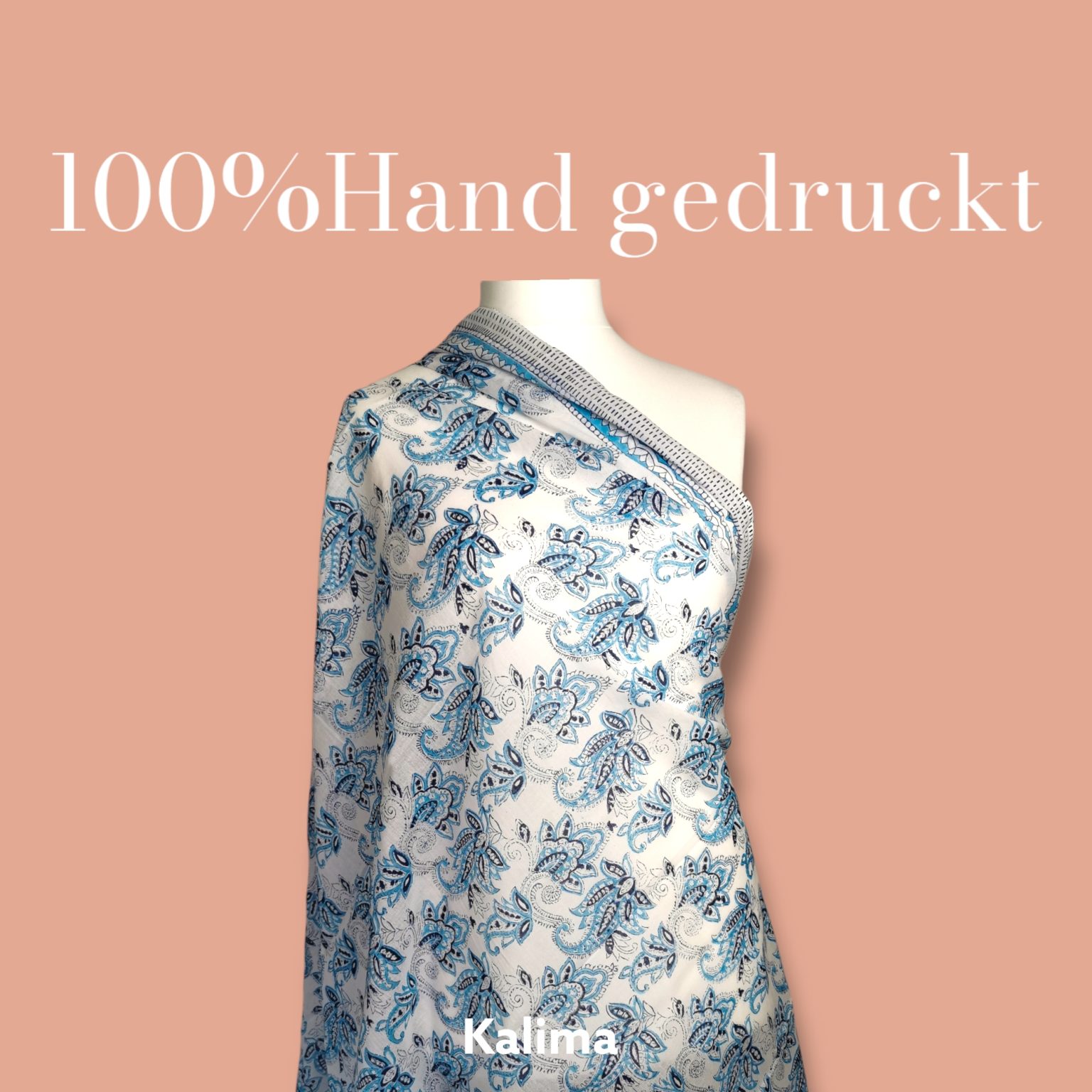 Bademantel "Grün küsst Orange" - KaliMa - Design, handgemachte Kleidung ...