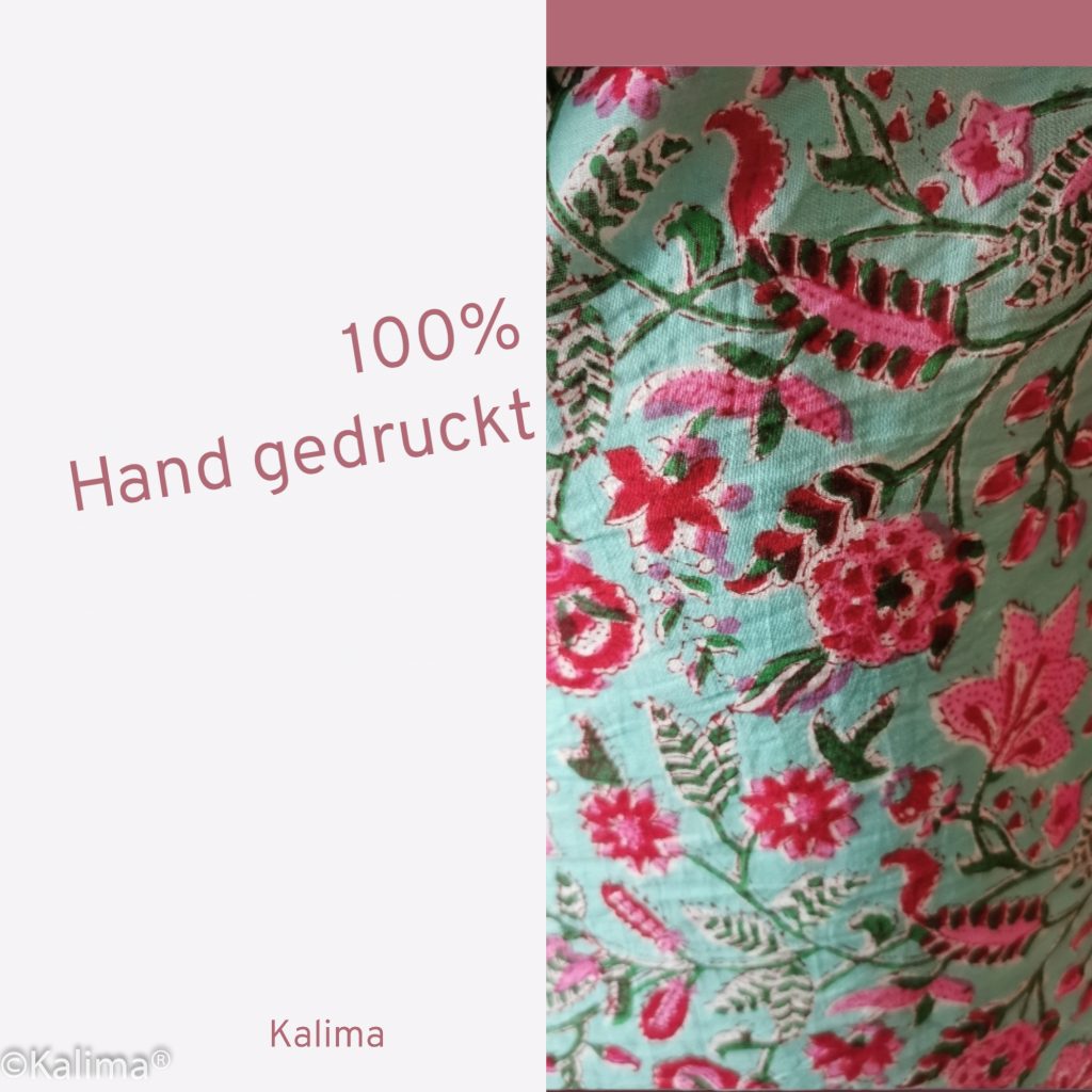 Schultertuch handgestickt, Türkis - KaliMa - Design, handgemachte ...